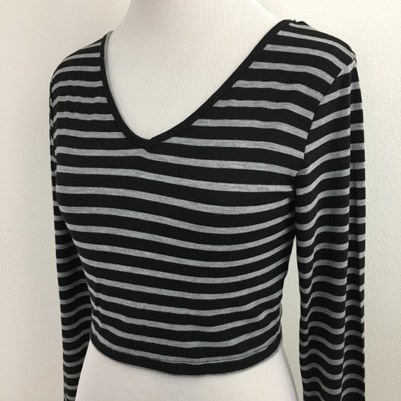 Poof! | Tops | Poof Long Sleeve Cropped Top | Poshmark